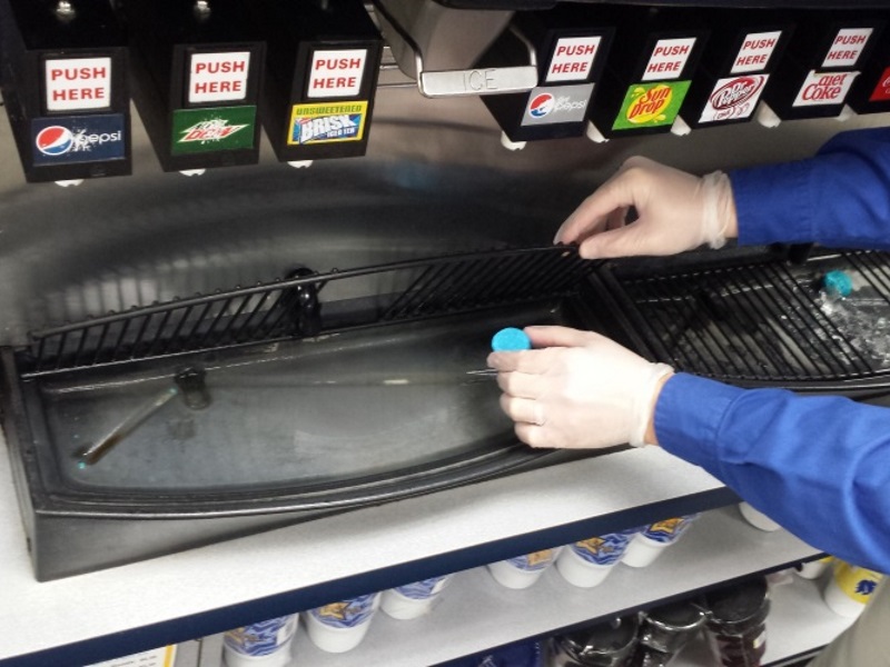 Soda Fountain Drain Care With Beverage Pucks - DeVere